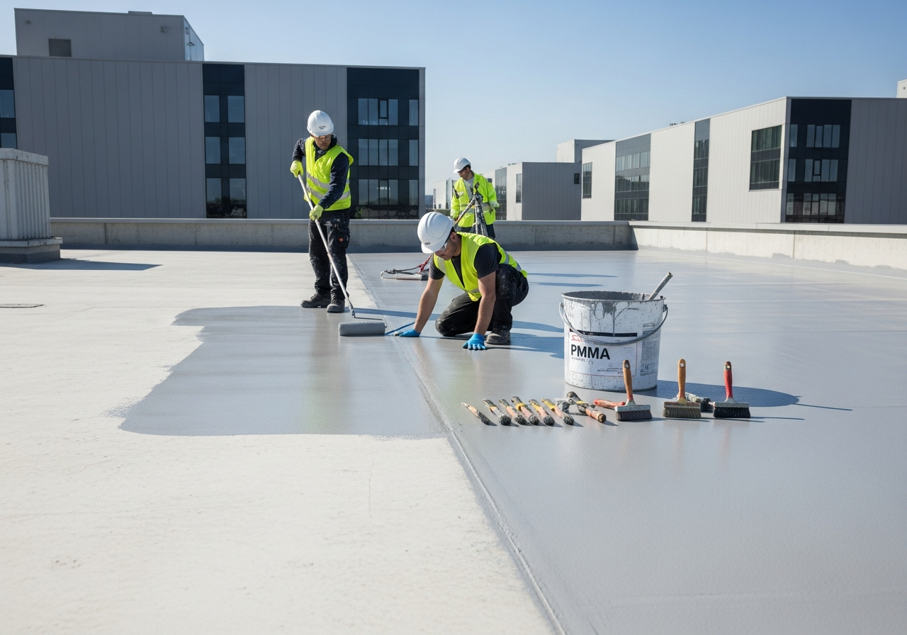 PMMA Roofing Systems | Advanced Liquid-Applied Waterproofing Solutions